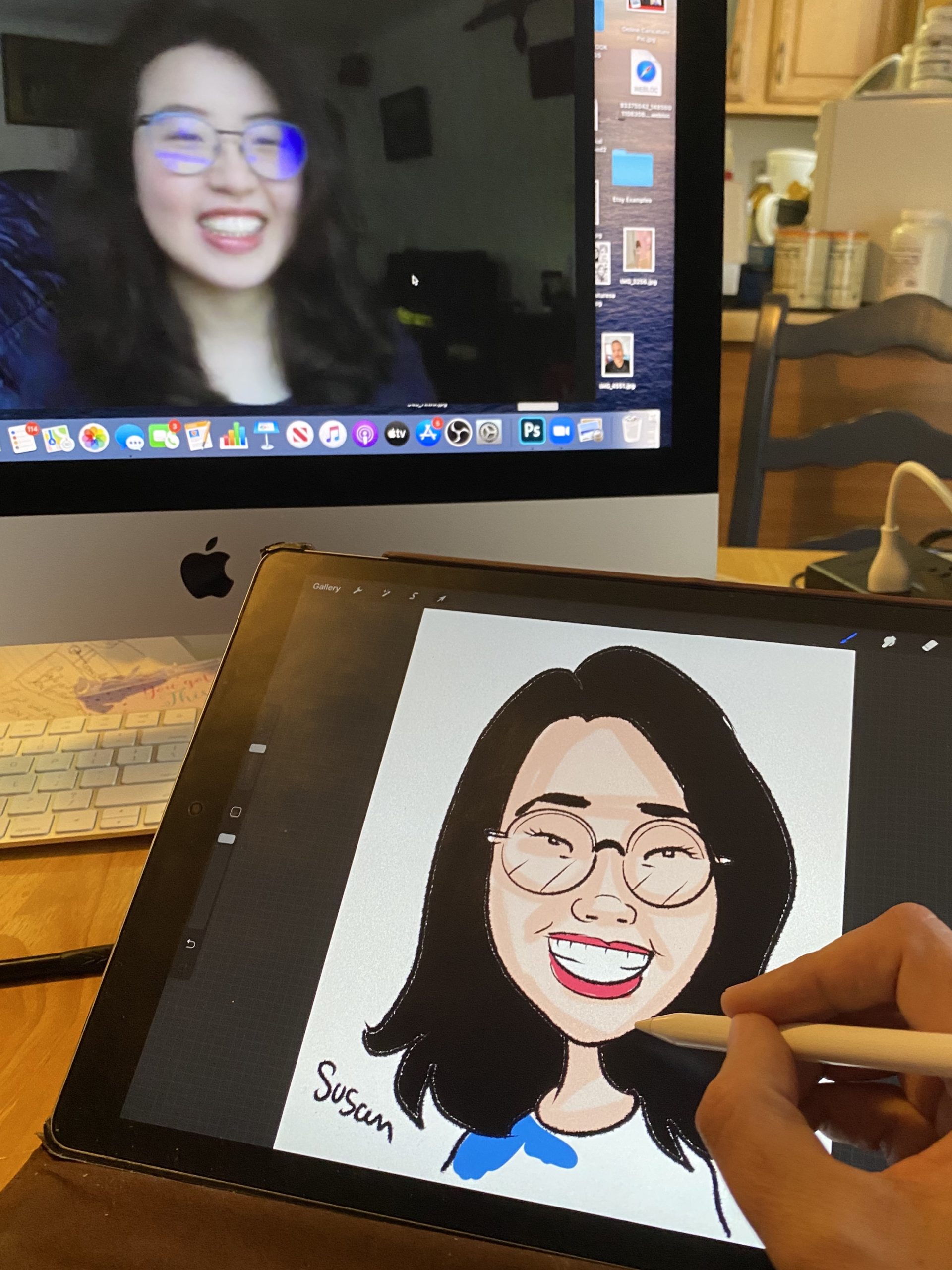 Book artist Mark Penta to draw at your online event
